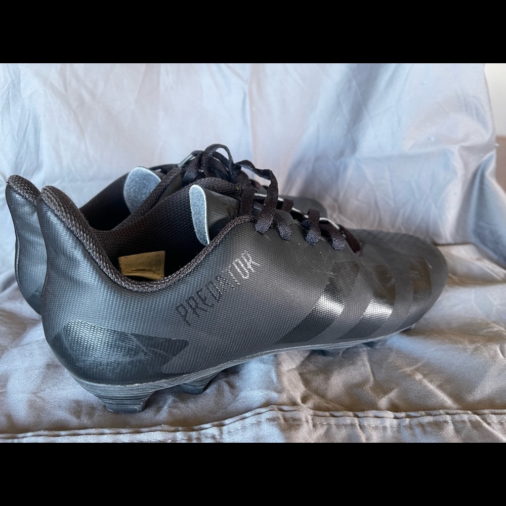 Adidas Predator Black On Black Soccer Cleats. Lightly… - Gem